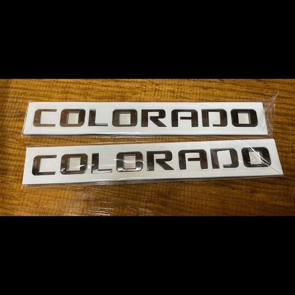 Chevy Colorado | Other | Chevy Colorado 3d Black Log Emblems 203208 ...